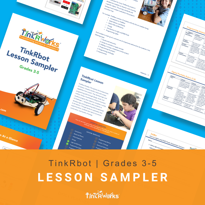 TinkRworks | TinkRbot Lesson Sampler
